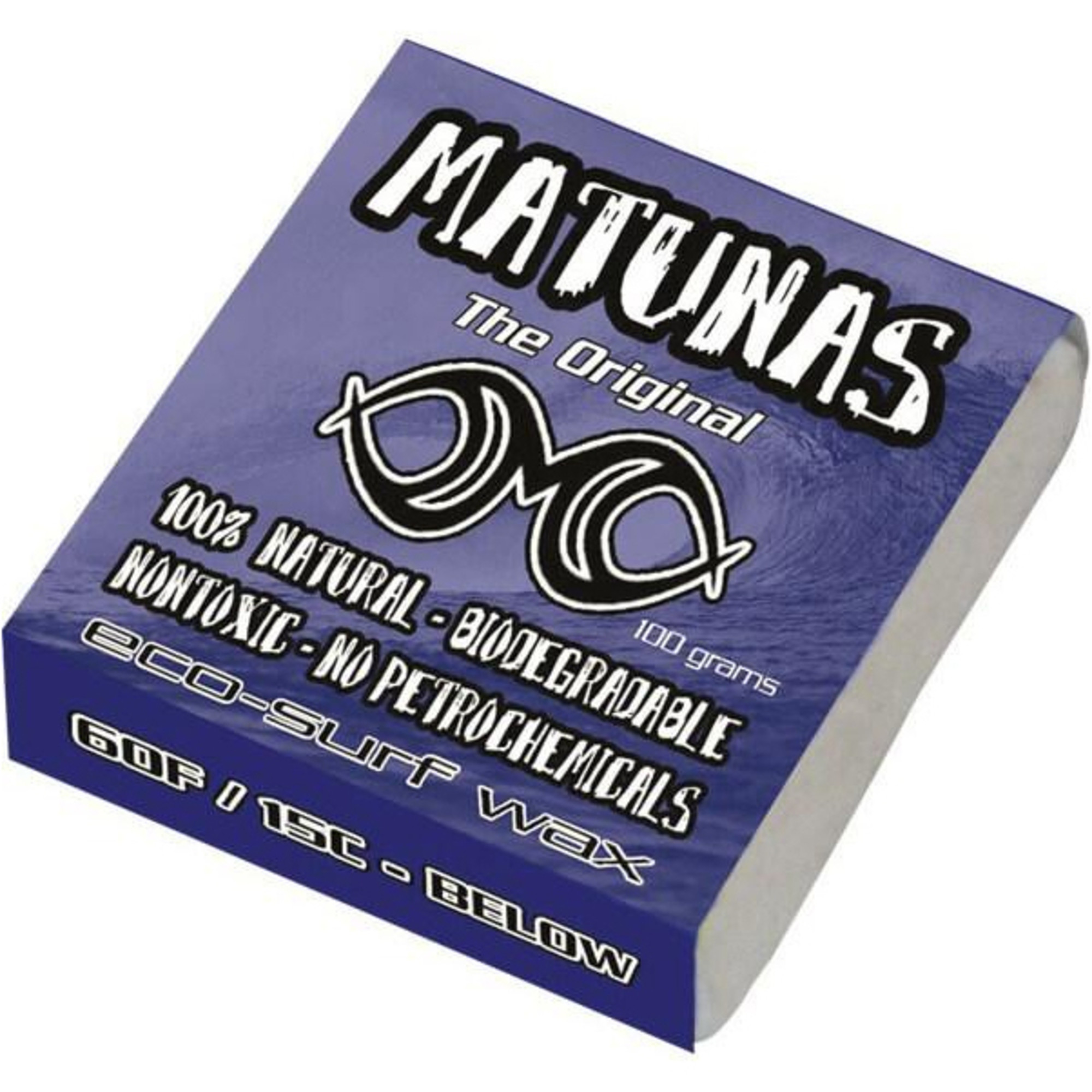 2024 Matunas Eco Wax Cold Water Wax Mt2 White Blue Boardsports